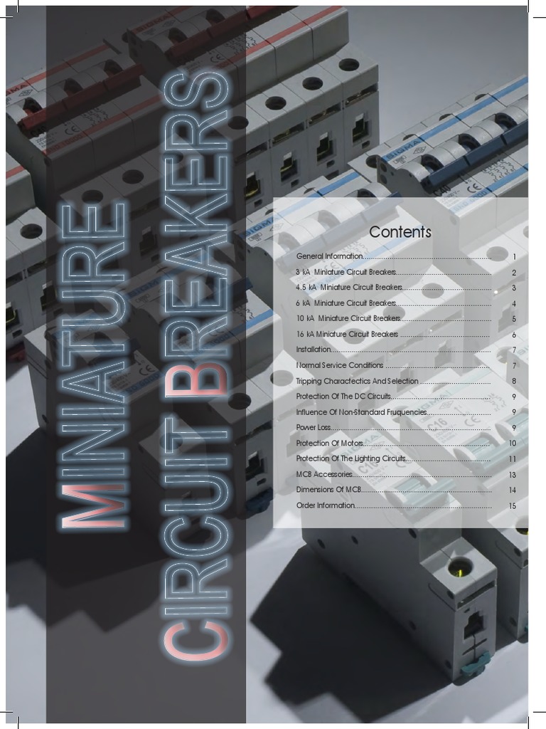 MCB Ts | PDF | Electrical Engineering | Components