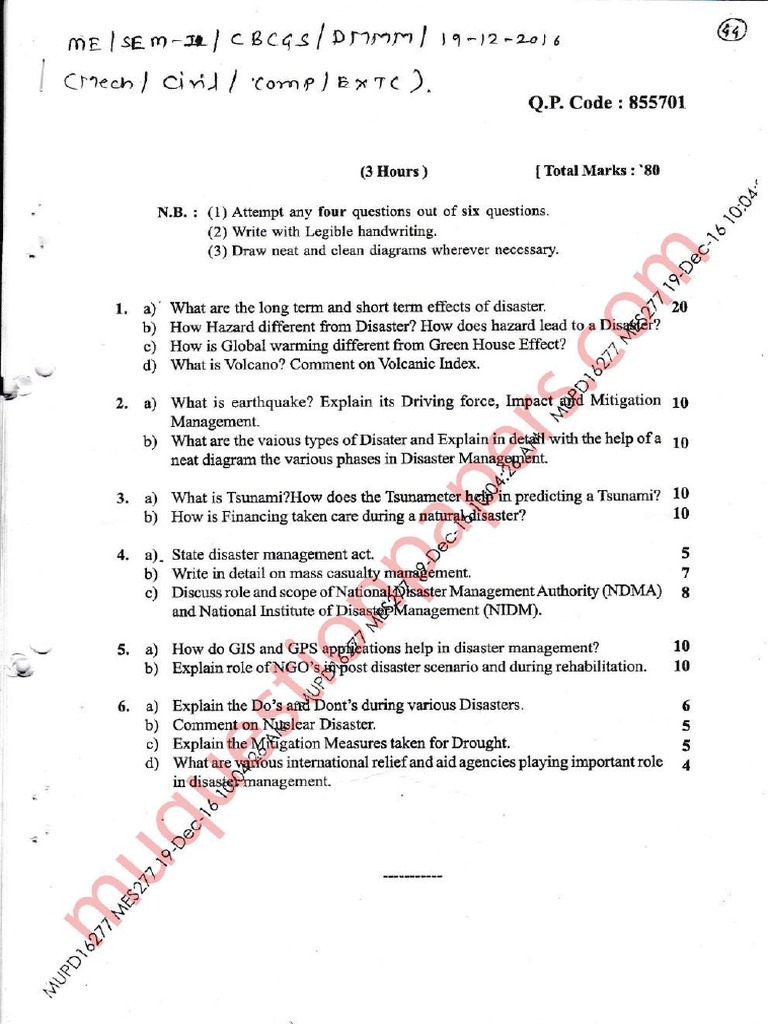 ME-Computer SEM1 DMMM-CBCGS DEC16 | PDF