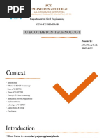 U Boot Civil Eng Seminar | PDF | Concrete | Beam (Structure)