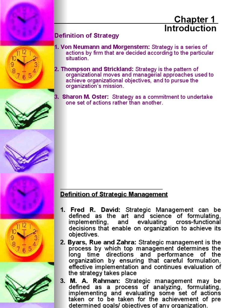 Fundamentals Of Strategic Management Pdf Strategic Management