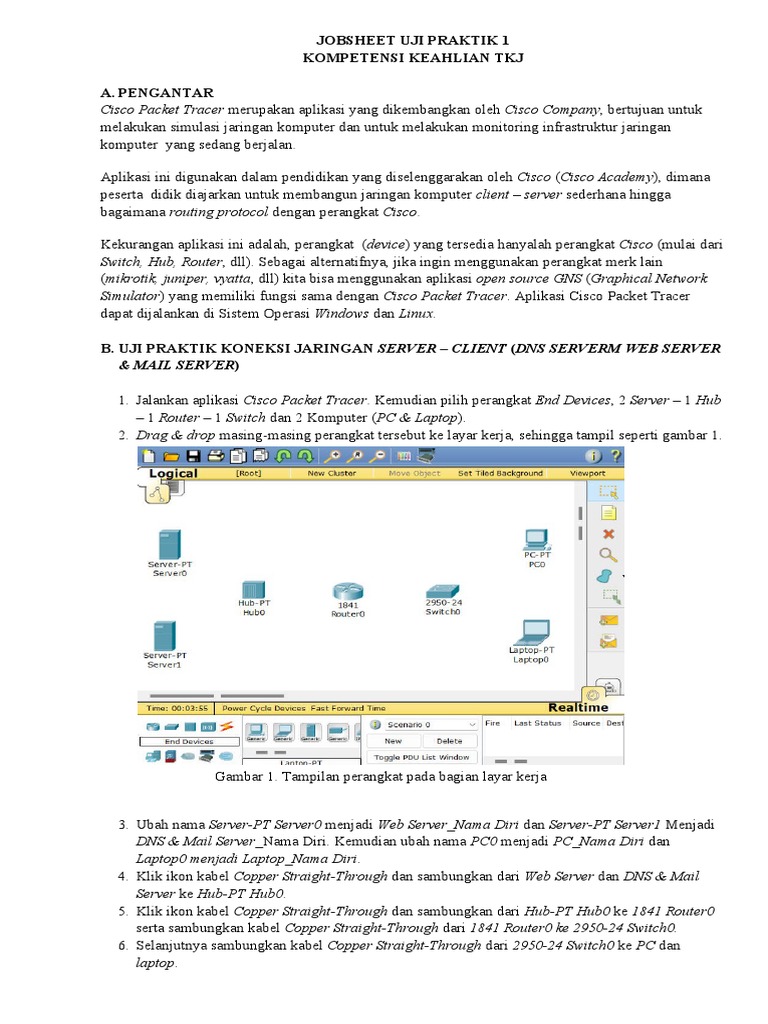 Jobsheet DNS Mail Server | PDF