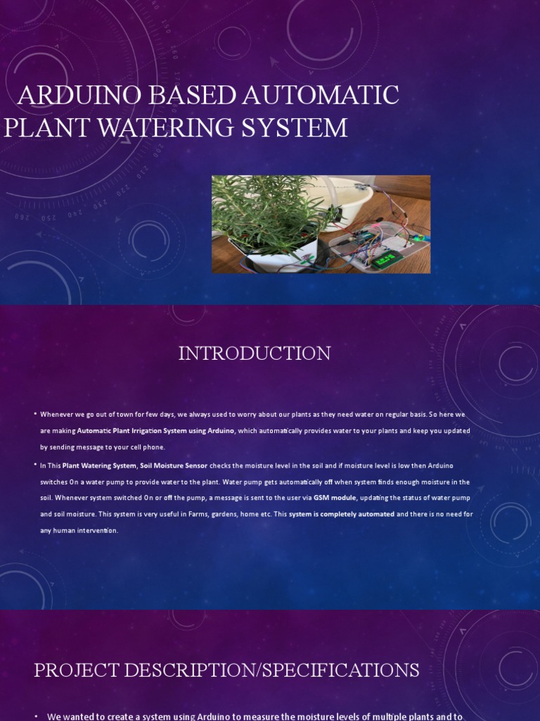 Arduino Based Automatic Plant Watering System | PDF | Arduino | Irrigation