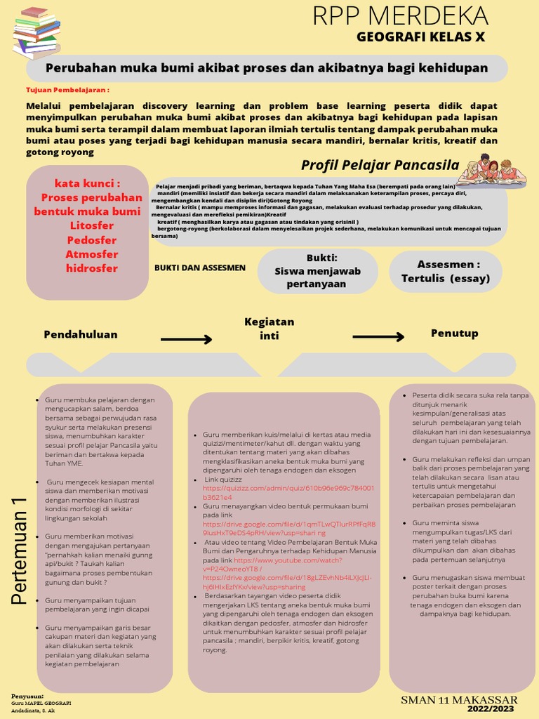 Contoh Modul Ajar | PDF