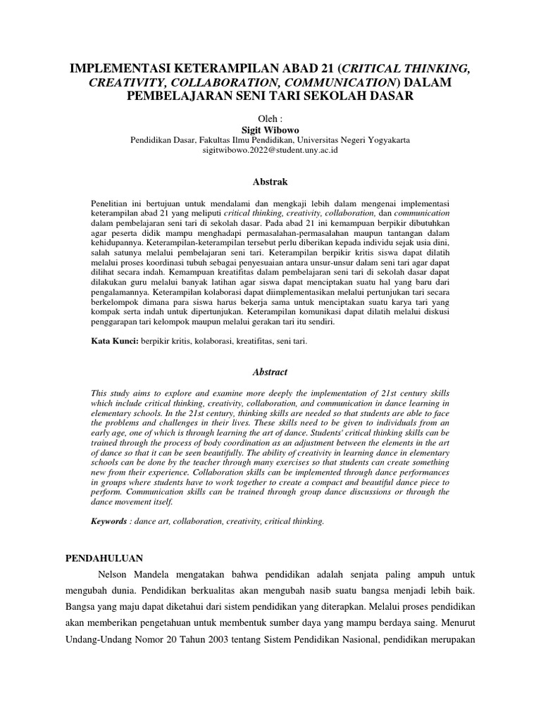 Artikel Sigit Wibowo | PDF