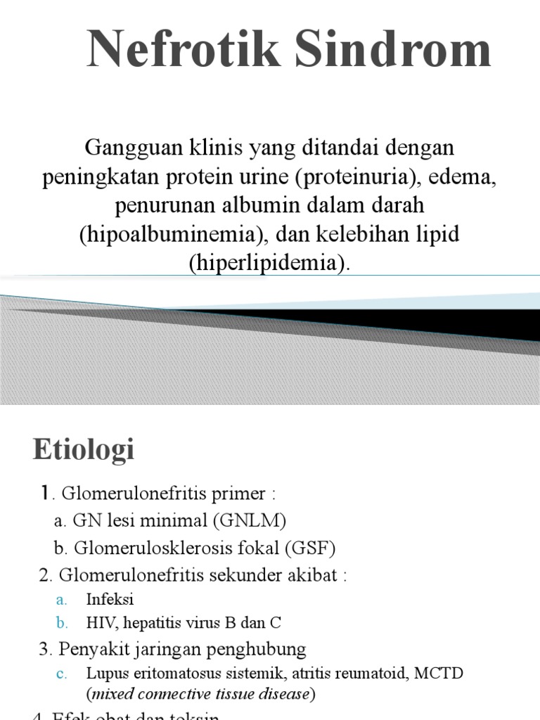 Nefrotik Sindrom | PDF