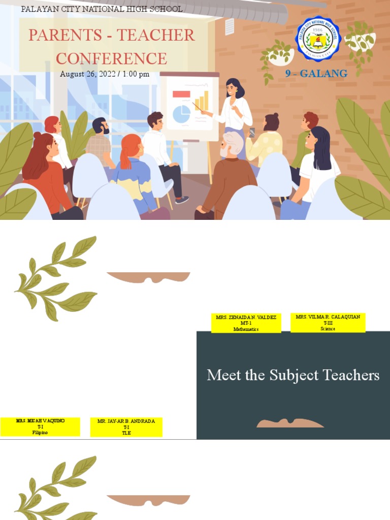 Parent-Teacher Conference Agenda | PDF | Wellness