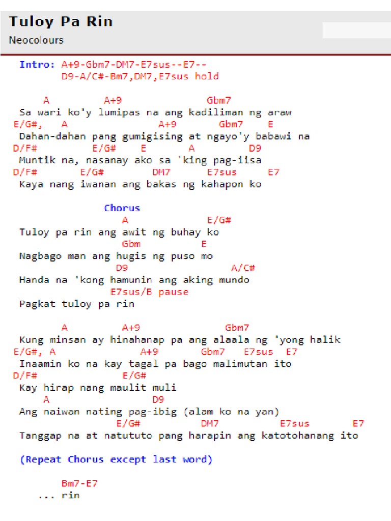 Tuloy Pa Rin PDF | PDF