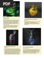 Random Potion Table DND 5e | PDF | Water | Nature