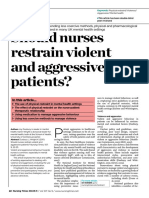 Restraint of Patients | PDF | Informed Consent | Patient
