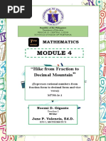 Q1 LE Mathematics 8 Lesson 1 Week 1 | PDF | Mode (Statistics) | Arithmetic Mean