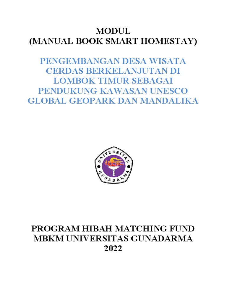 Panduan Smart Homestay Berkelanjutan | PDF | Griya & Taman | Teknologi ...