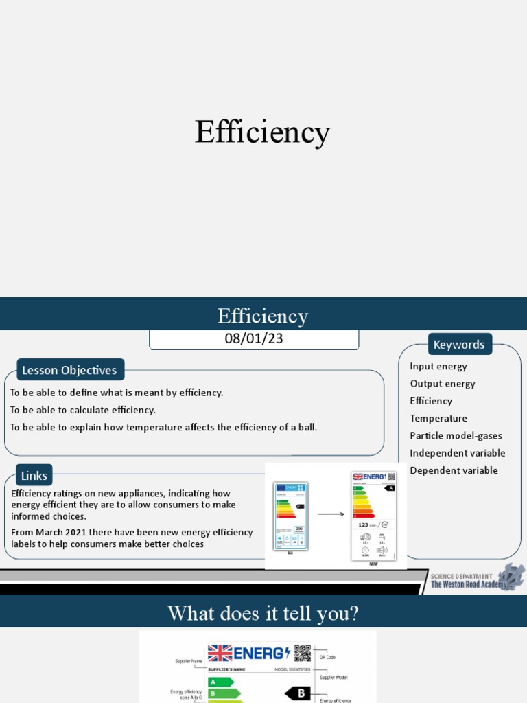 Efficiency of Balls 2 | PDF | Efficiency | Heat