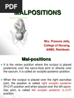 Malpositions and Malpresentations Final | PDF | Caesarean Section ...