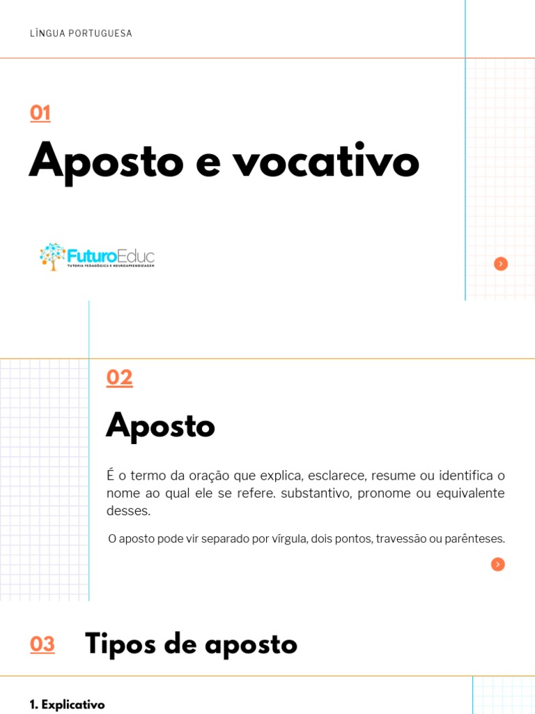 Aposto e Vocativo | PDF | Linguística