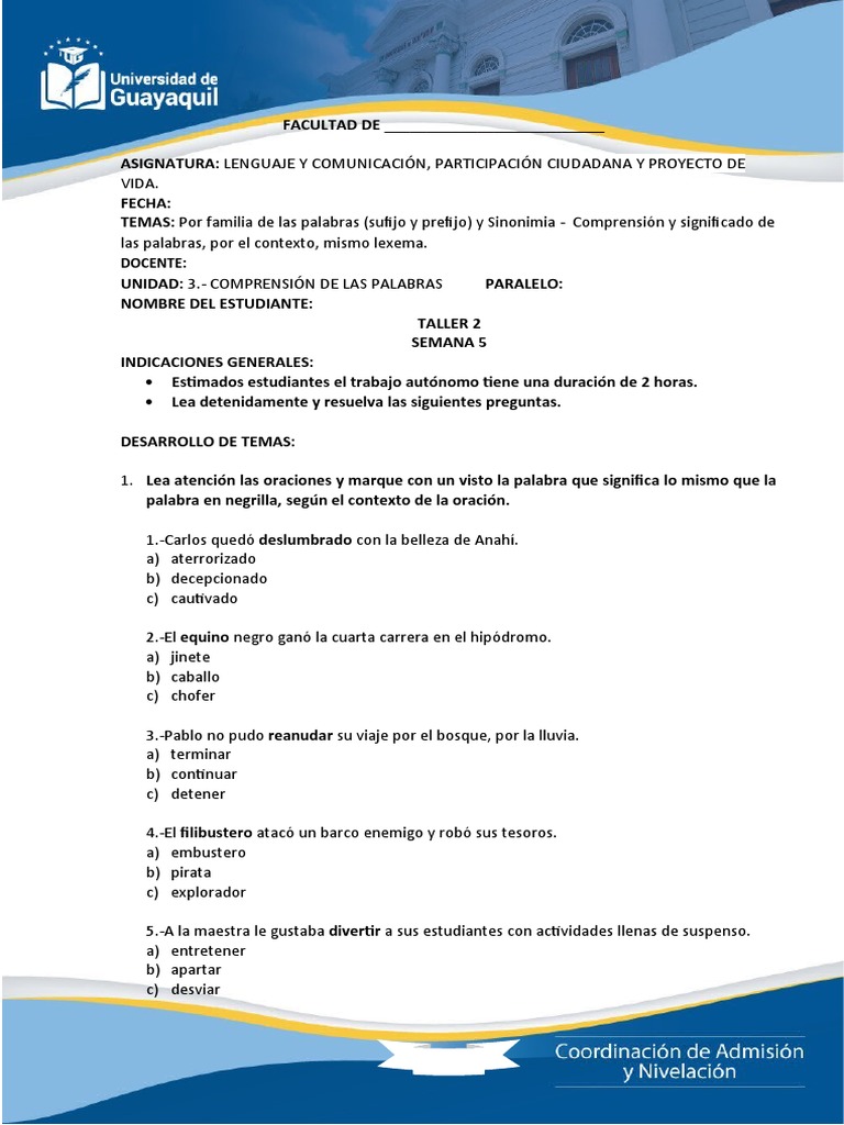 Taller-U3-Clase 3-S5 | PDF