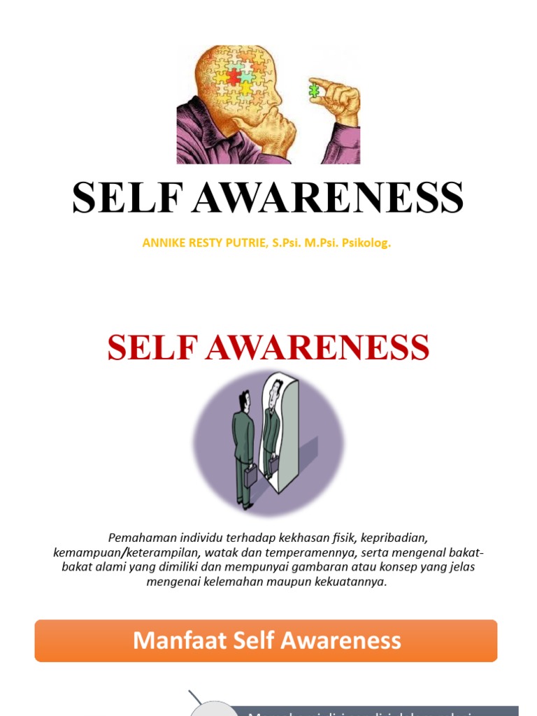 Pertemuan 03 - Self Awareness | PDF | Pengembangan Diri | Agama ...
