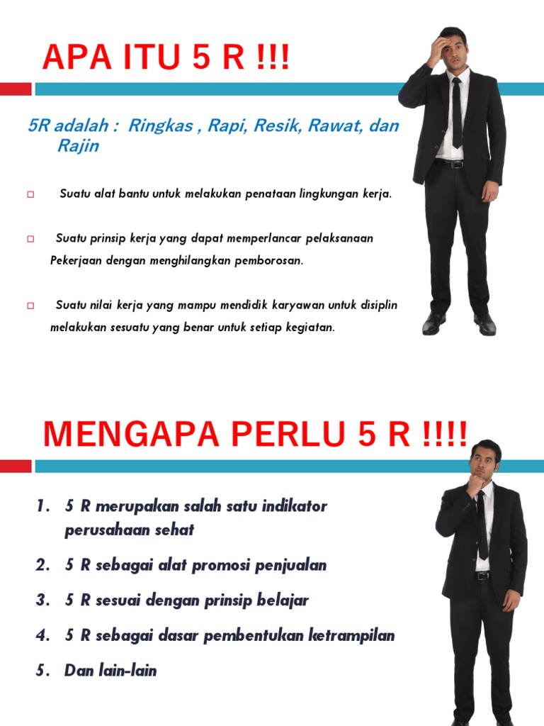 Materi Sosialisasi 5 - R - Ringkas - Rapi - Resik - Rawat - Rajin PT ...