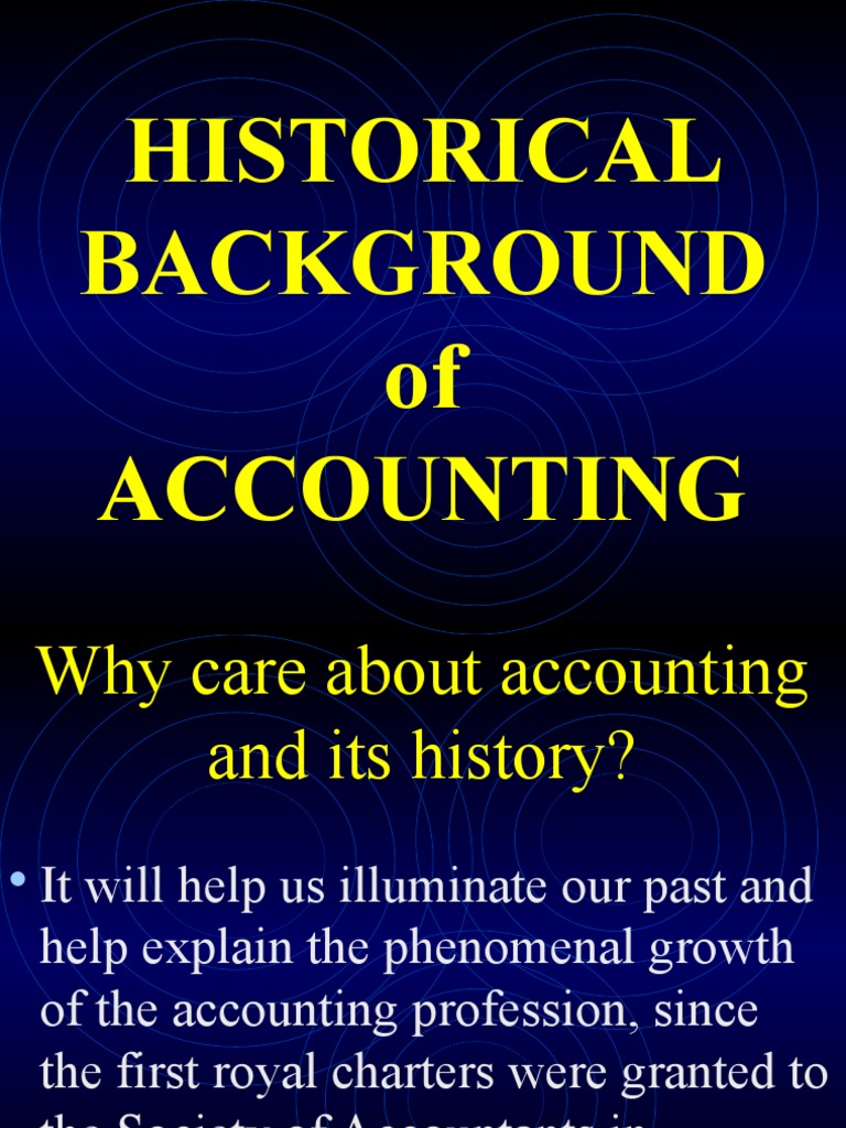 History of Accounting. | PDF | Debits And Credits | Certified Public ...