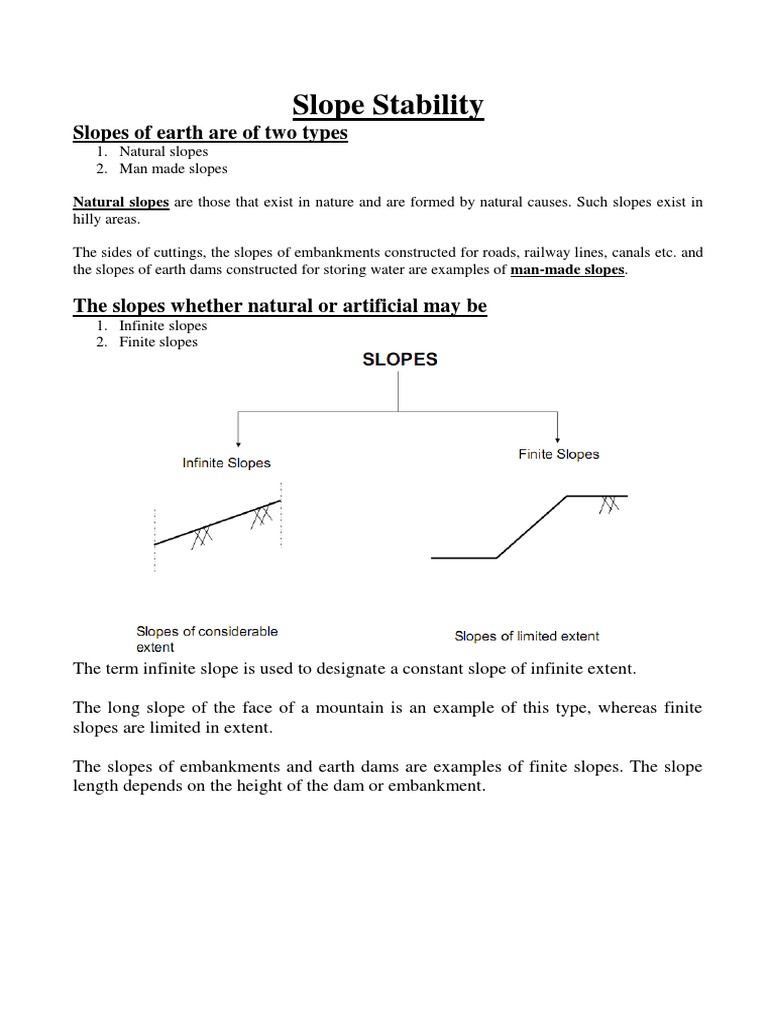 Slope Stability | PDF | Soil Mechanics | Dam