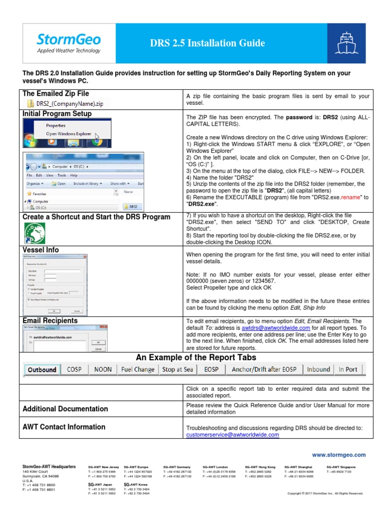 DRS2 Installation Guide | PDF | Zip (File Format) | Computer File