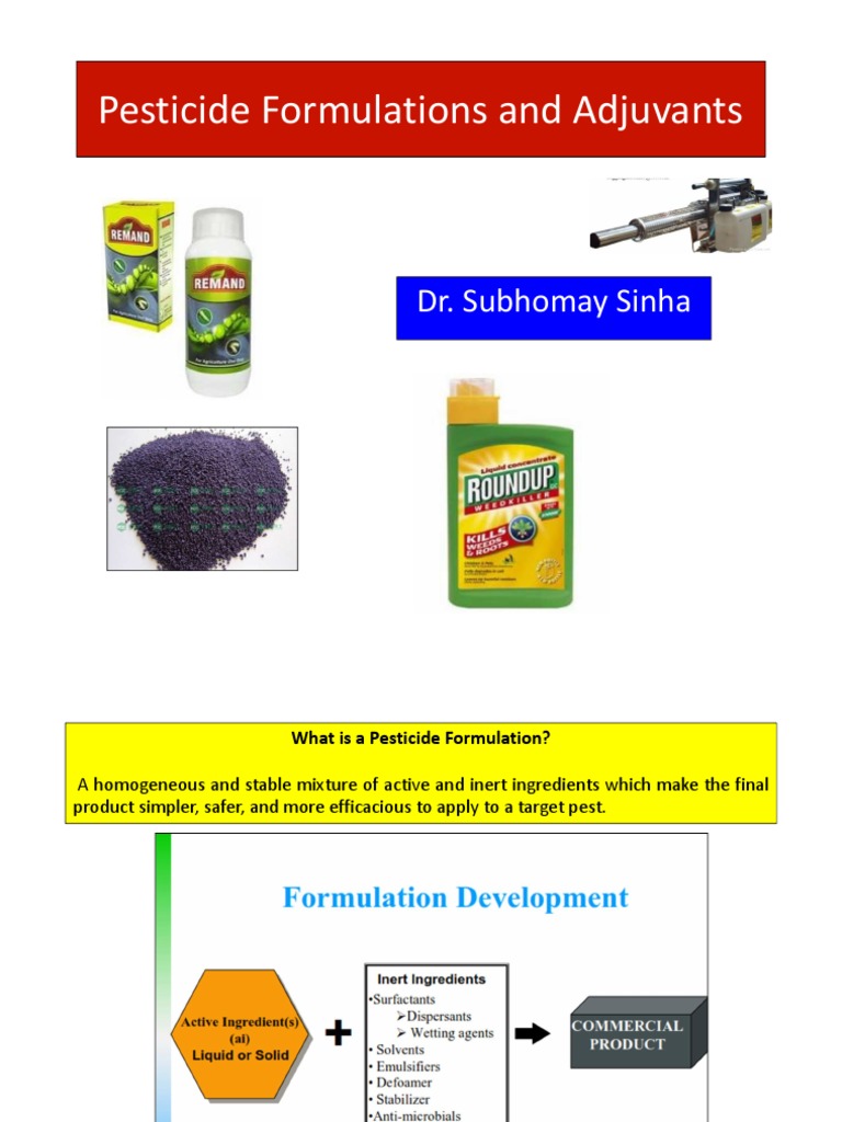 Pesticide Formulation | PDF | Emulsion | Surfactant