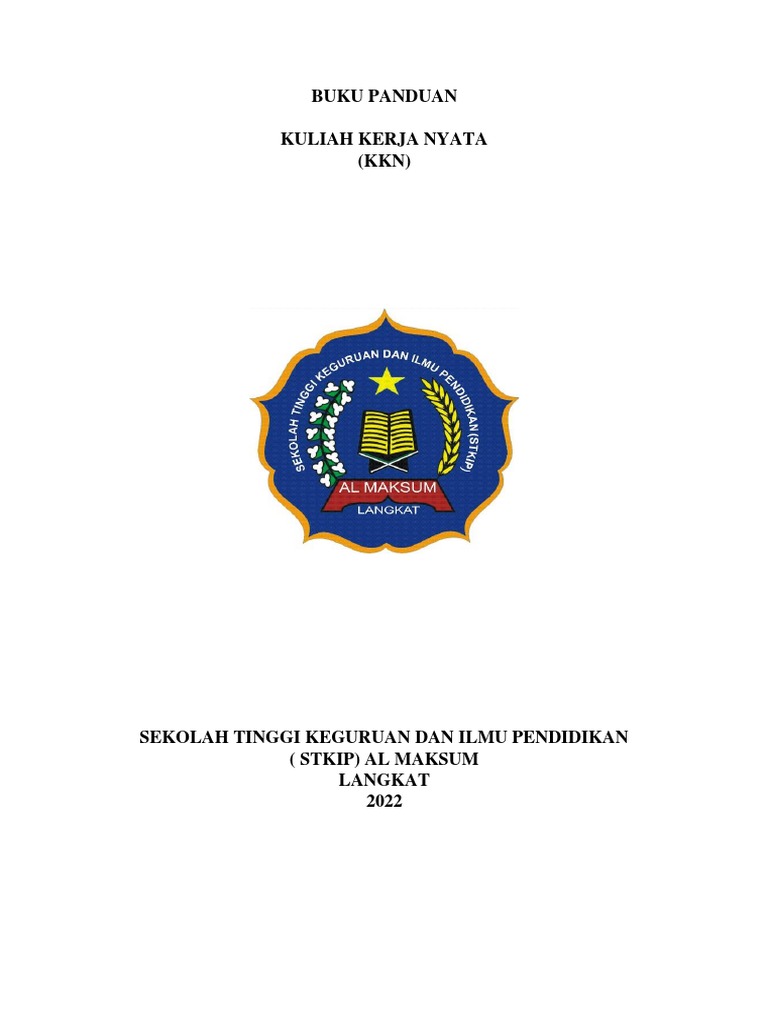 Buku Panduan KKN Stkip Al Maksum 2022 | PDF | Ilmu Sosial