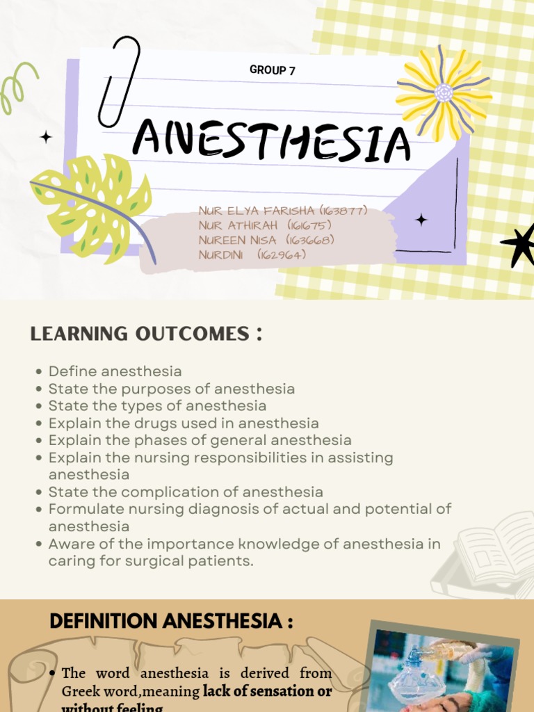 Anesthesia | PDF | Anesthesia | Surgery