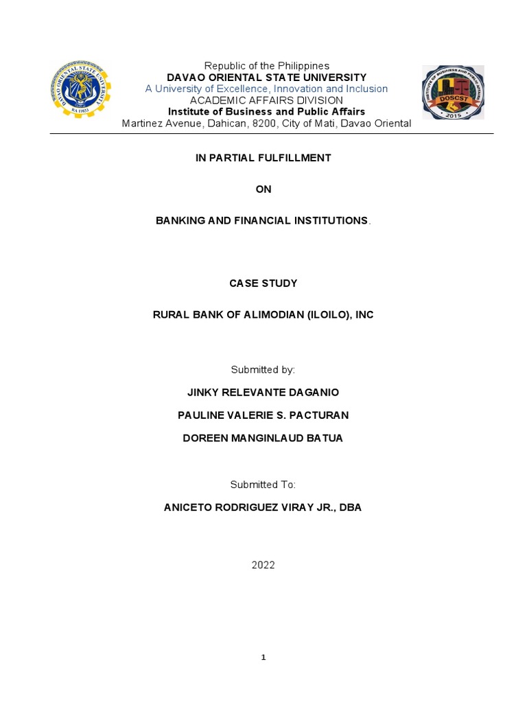 Group 3 Case Study | PDF | Banks | Liquidation