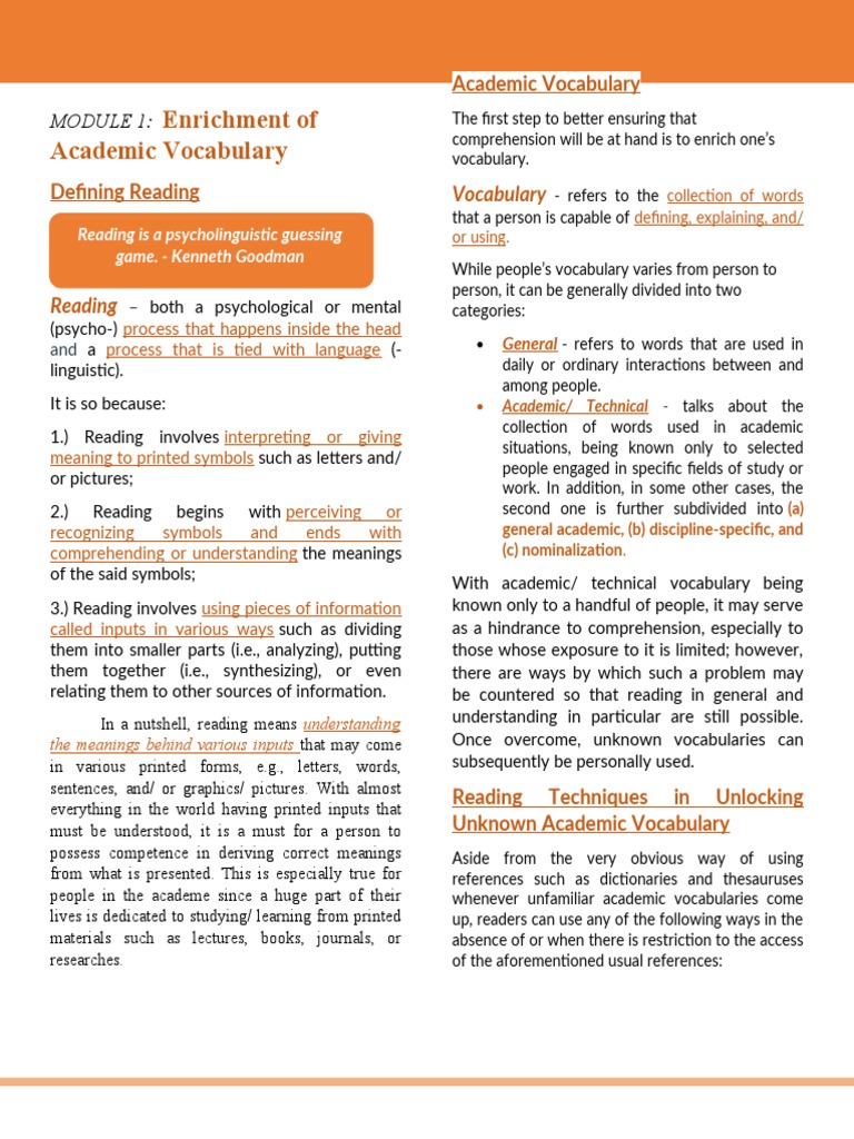 Ahelect Lecture | PDF | Reading Comprehension