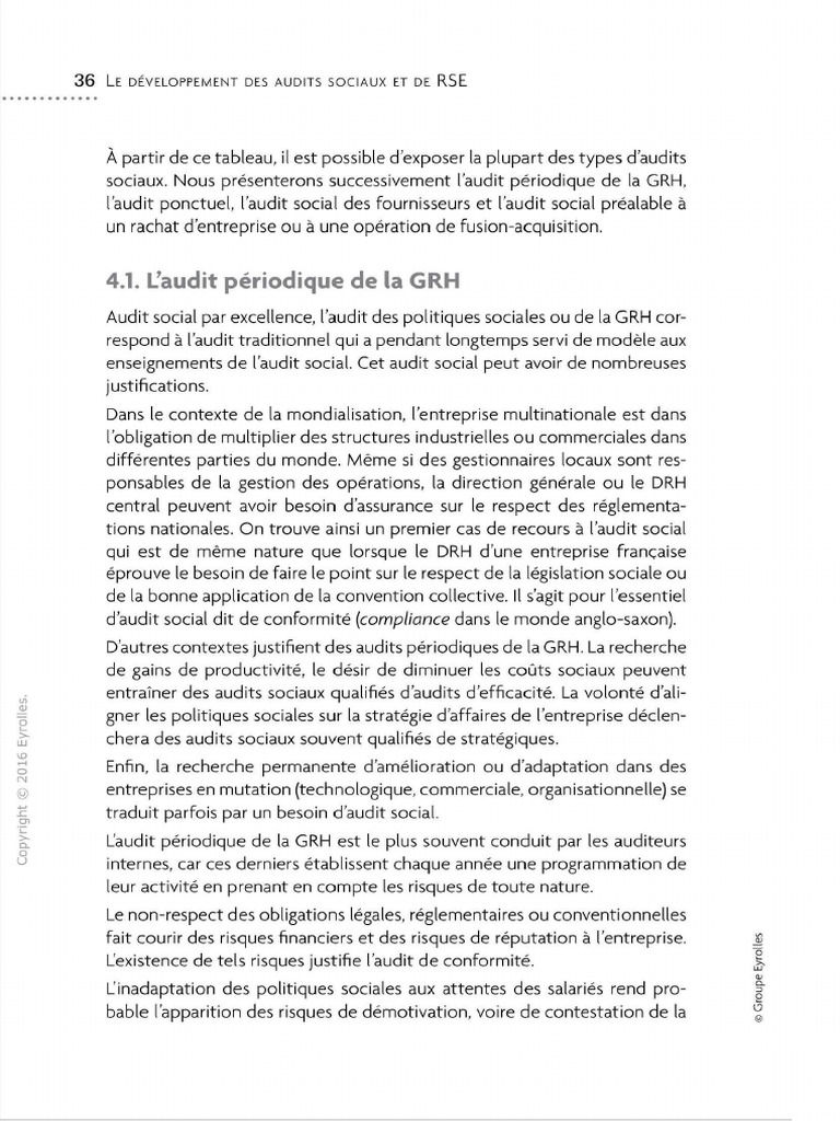 Séquence 7 Chapitre Périmètre - Assurance Audit Social | PDF