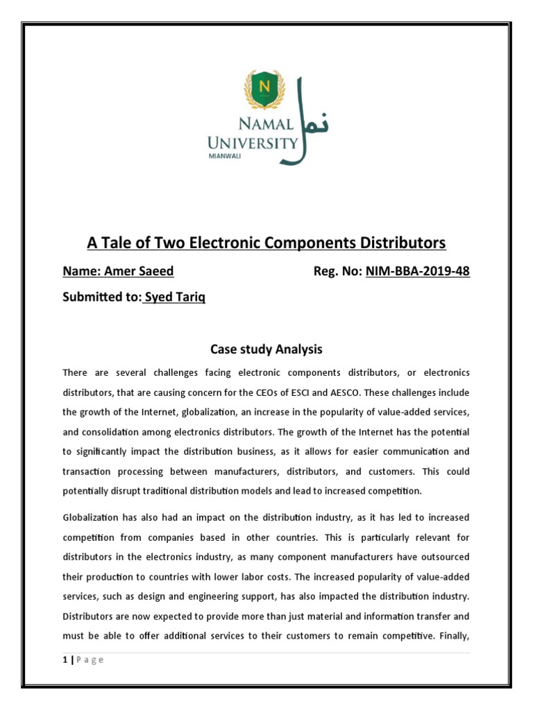 Case Study 2 Analysis Amer Saeed 48 | PDF | Inventory | Sales