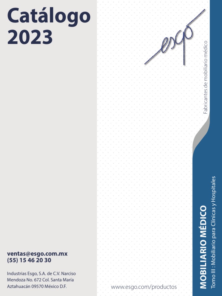 Catálogo Esgo 2021 - Tomo III | PDF | Acero | Rieles