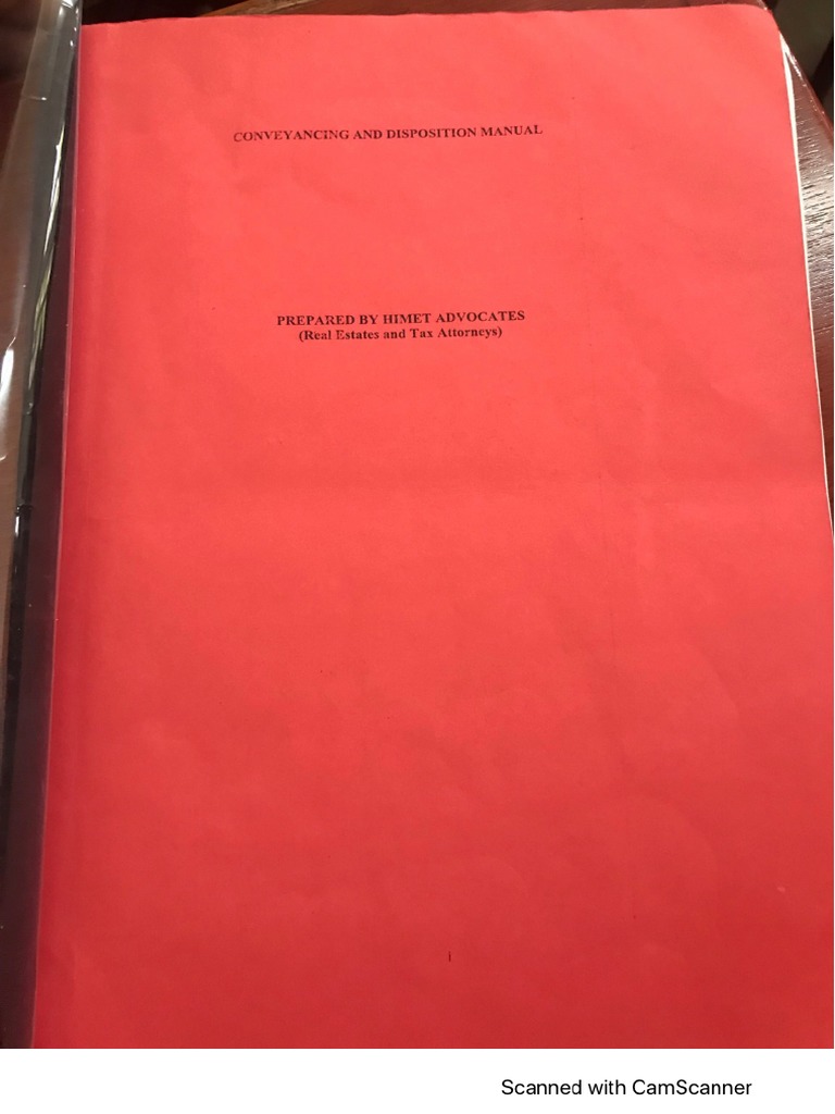 Conveyancing&Disposition Manual | PDF