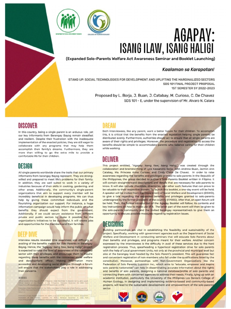 Sds 101 Stand-Up Project - Group 2 | PDF | Child Custody | Welfare