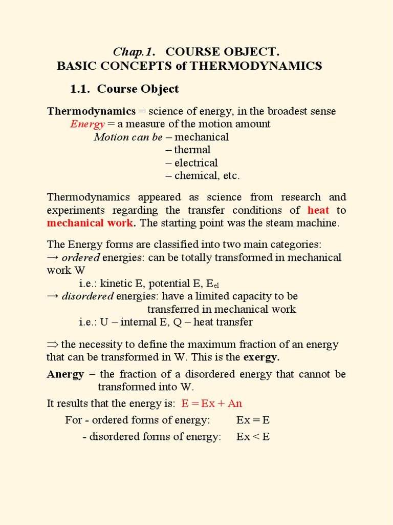 Basic Concepts of Thermodynamics | PDF | Thermodynamics | Heat