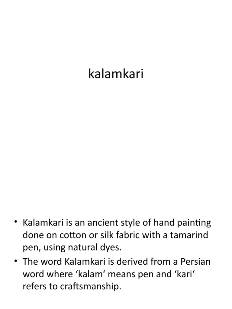 Kalamkari | PDF
