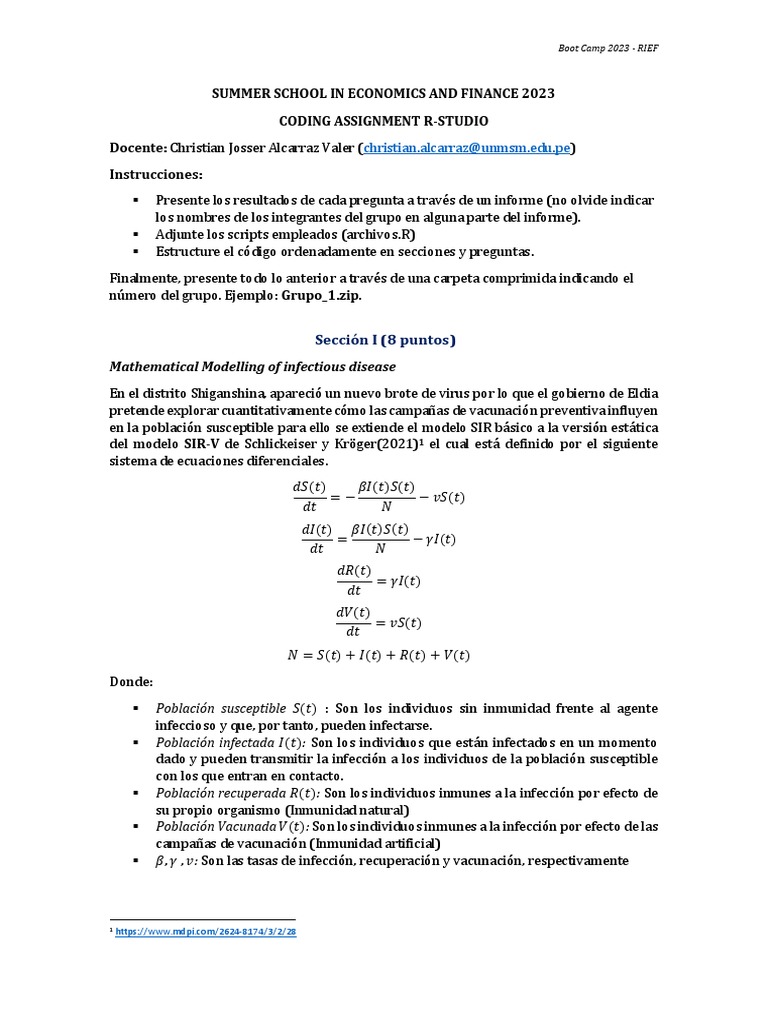 Coding Assignment R | PDF | Macroeconómica | Infección Coding Assignment R | PDF | Macroeconómica | Infección