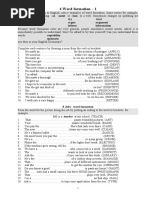 Word Formation B2 | PDF | Semantic Units | Morphology