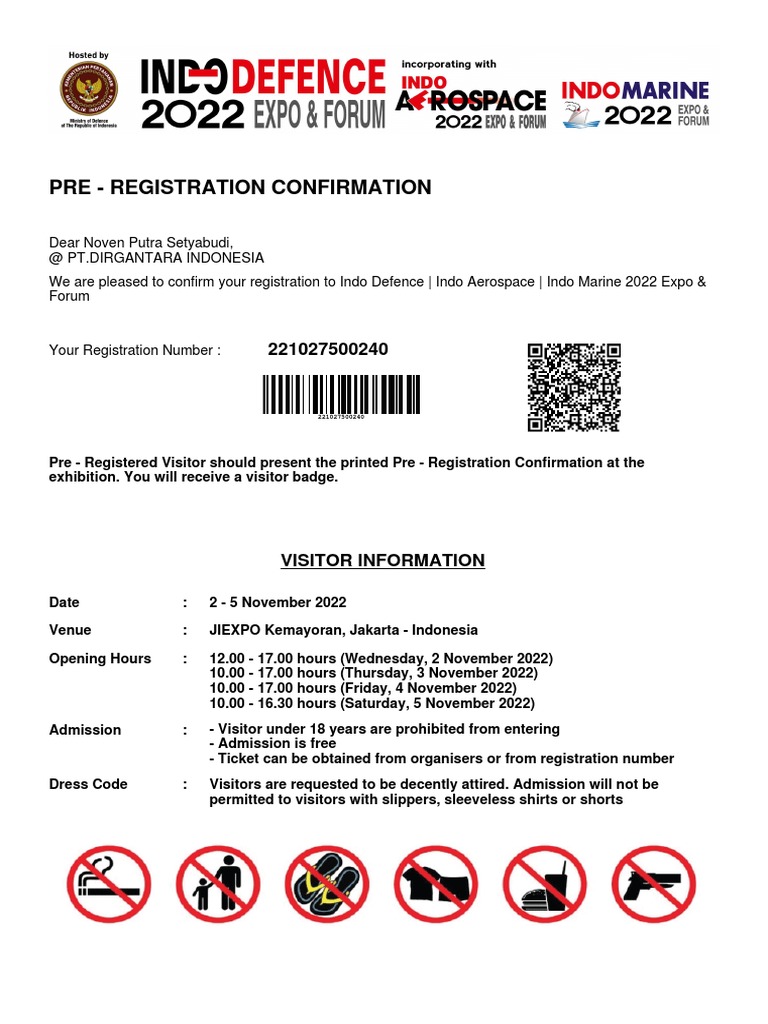 Pre - Registration Confirmation 221027500240 | PDF