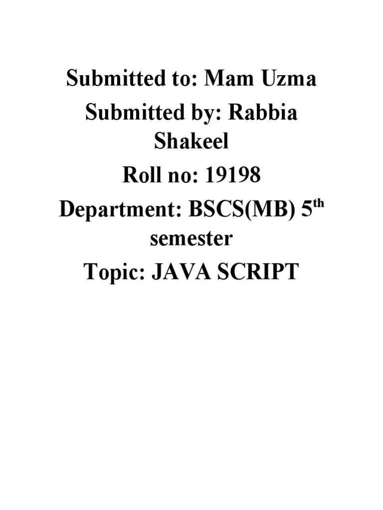 History of JavaScript | PDF