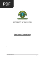 Electrical Engineering Project Proposal Template | PDF | Specification ...