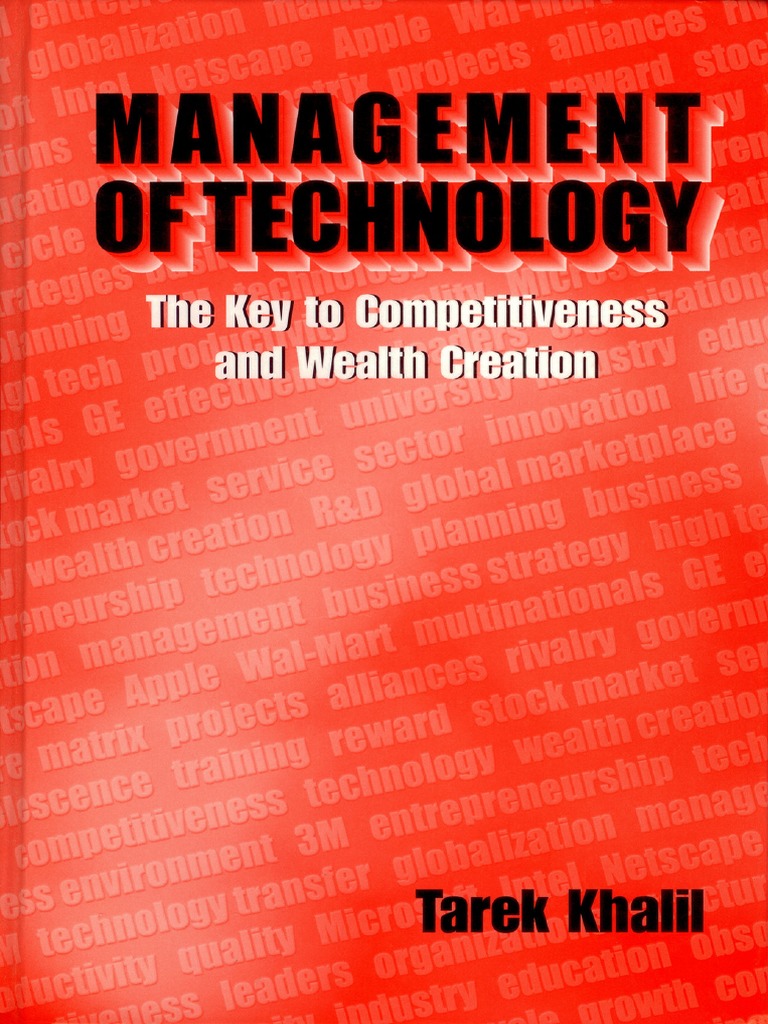 00 DR Tarek Khalil BOOK 2000 - MOT | PDF | Innovation | Strategic ...