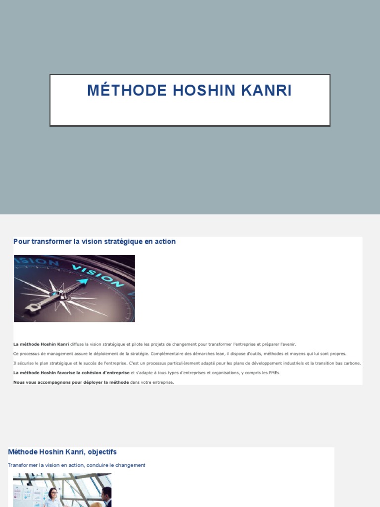 Méthode Hoshin Kanri | PDF | Business