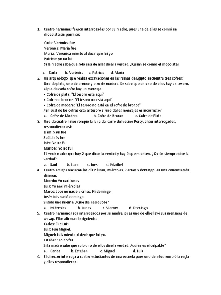 Verdades Y Mentiras Pdf