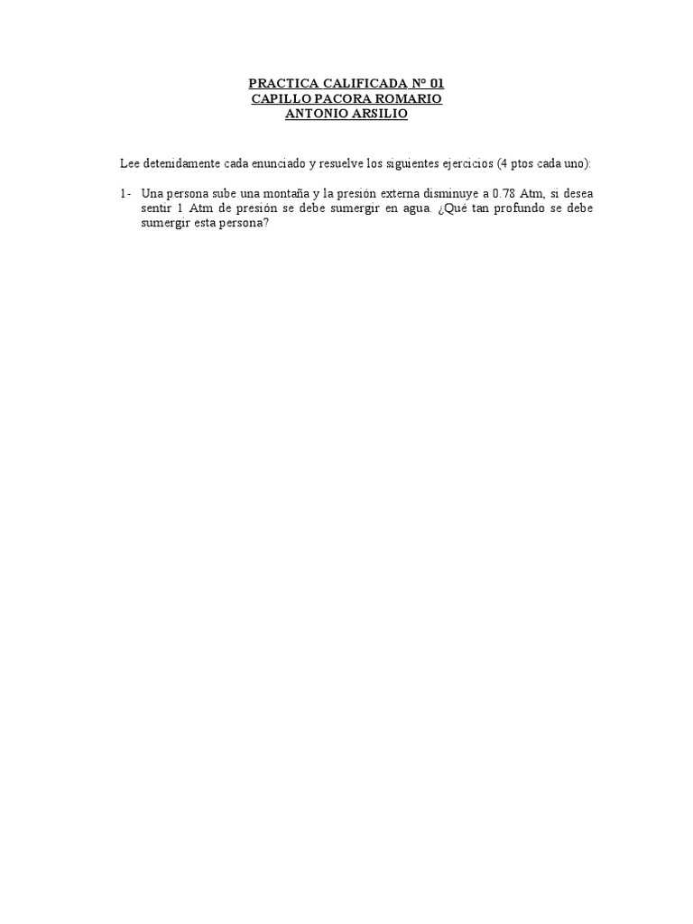 Practica Calificada 01 Capillo | PDF