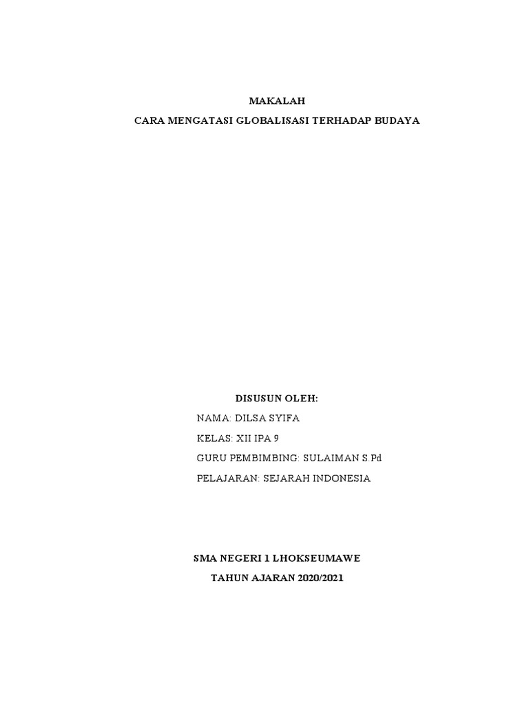 Makalah Sejarah Didil | PDF