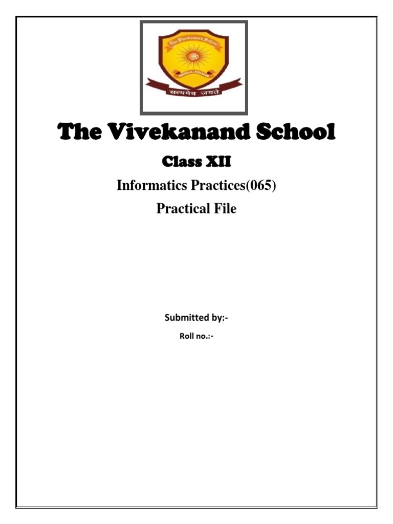 Informatics Practices | PDF