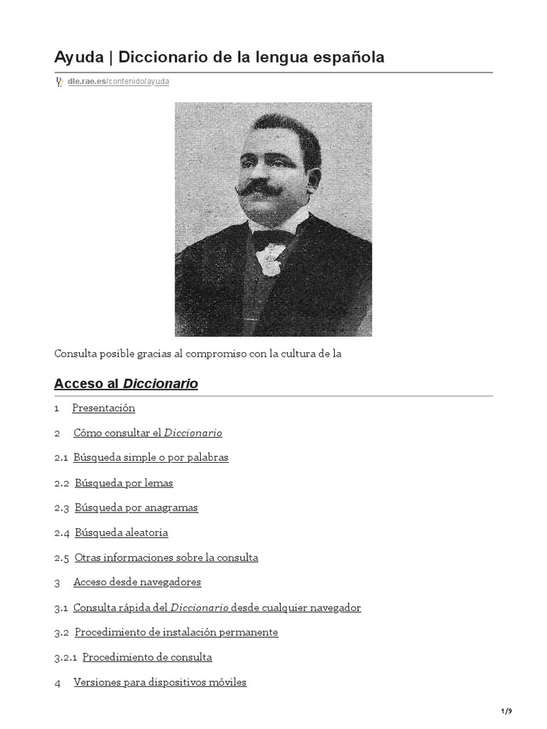 Dle - Rae.es-Ayuda Diccionario de La Lengua Española | Descargar gratis ...