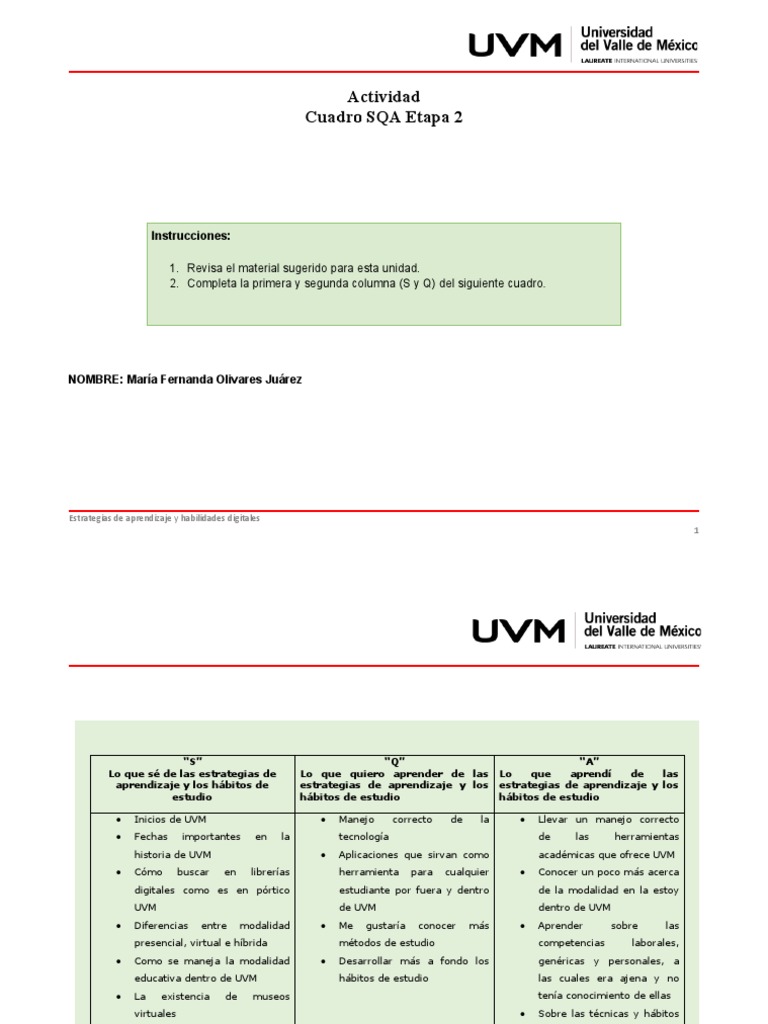 SQA 2 Estrategias | PDF | Aprendizaje | Modificación de comportamiento