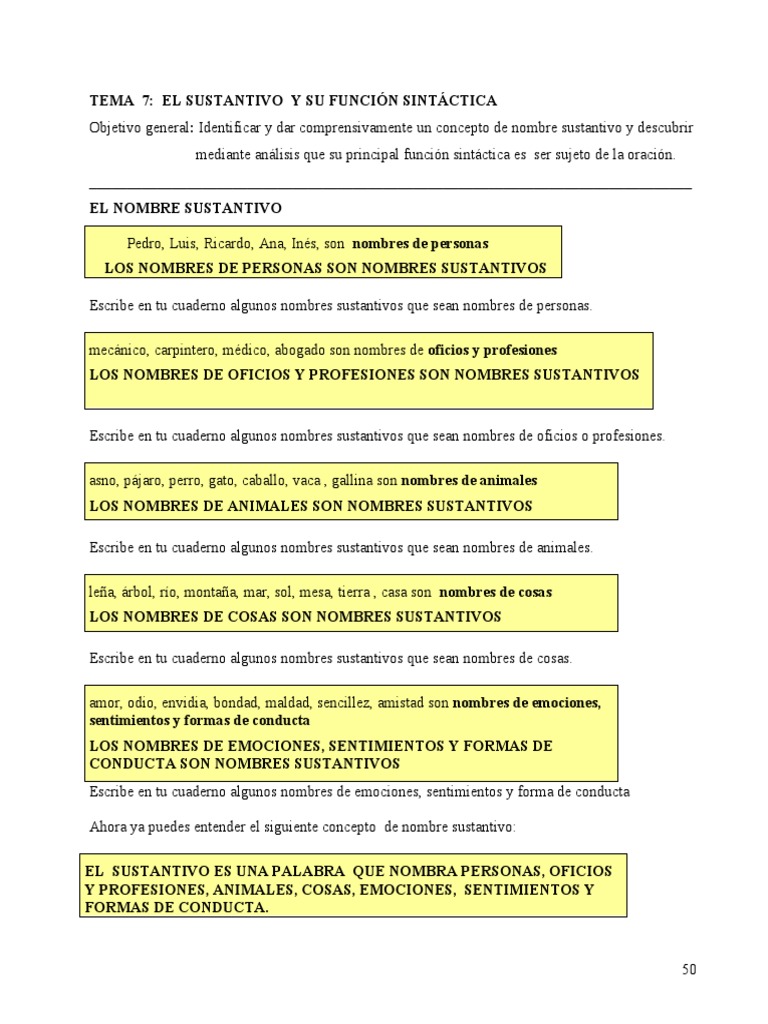 Lenguaje y Procesos - Tema 7 | PDF | Oración | Asunto (gramática)